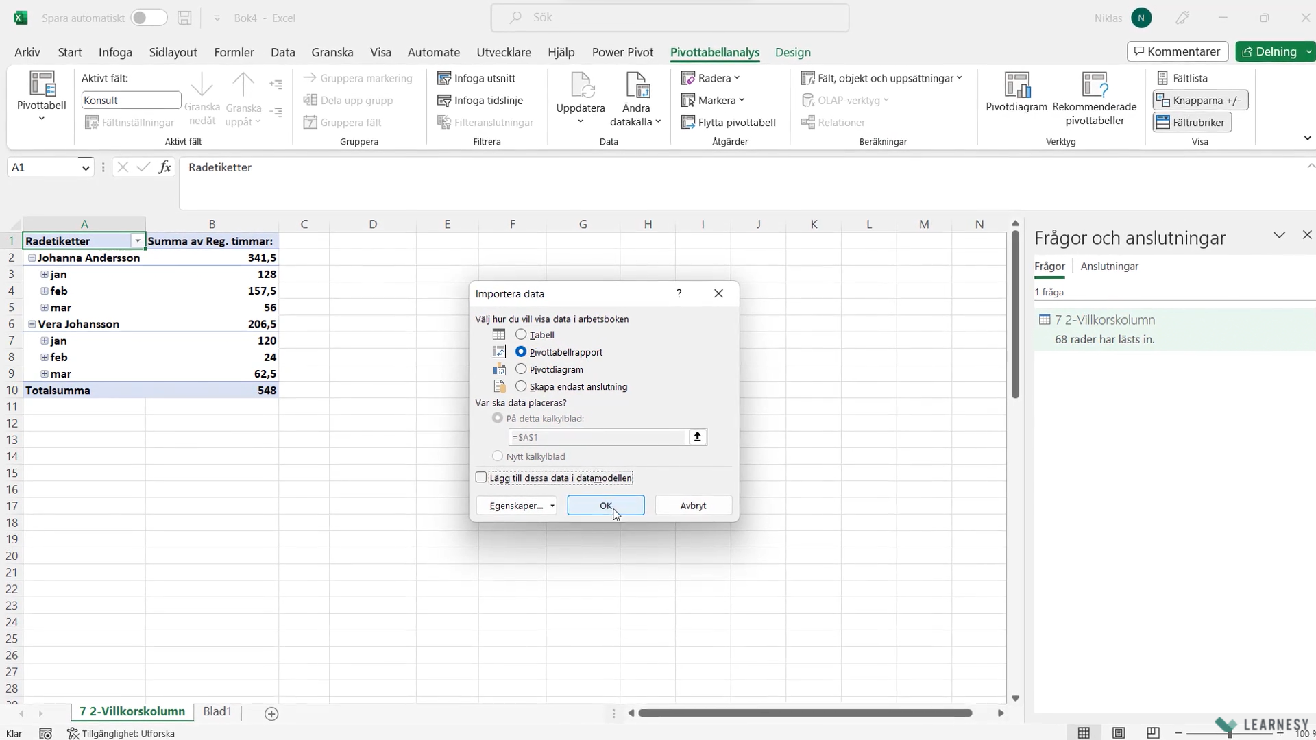 Power Query Bas – Onlinekurs i Datahantering - Learnesy