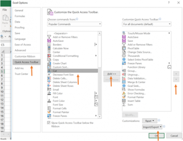 How to use the Quick Access Toolbar in Excel and my personal favourites ...