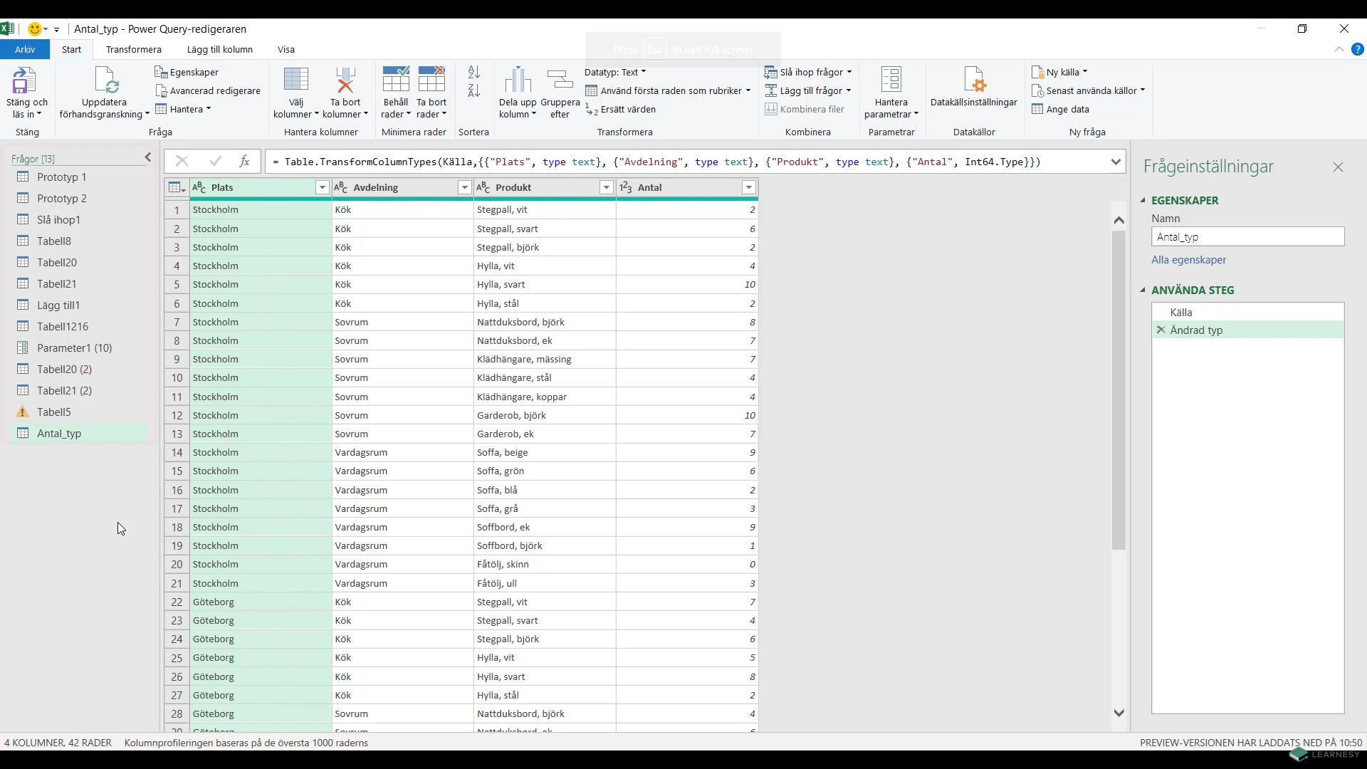 Power Query Essentials course - Learnesy