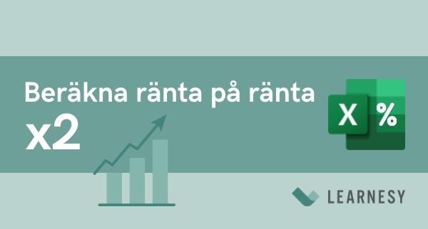 Hur man beräknar ränta på ränta i Excel - Learnesy