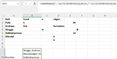 Hur sammanfogar man i Excel? - Learnesy