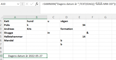 Hur sammanfogar man i Excel? - Learnesy