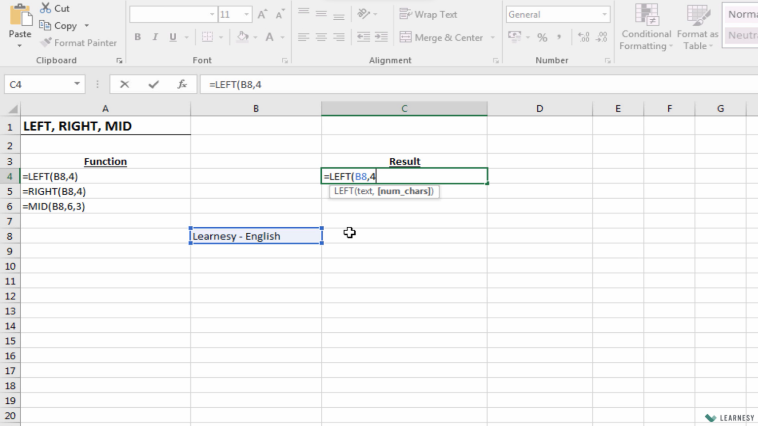 Text Functions in Excel: Efficient Text Manipulation - Learnesy